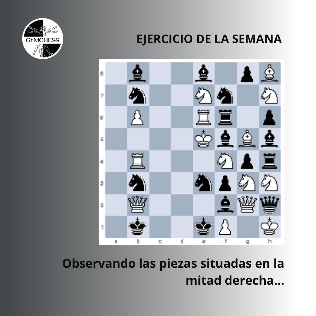 Ejercicios Gymchess: rellenando el hueco - Gymchess